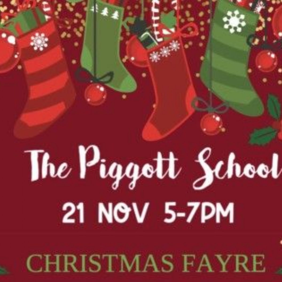 The Piggott School - PTA Christmas Fayre